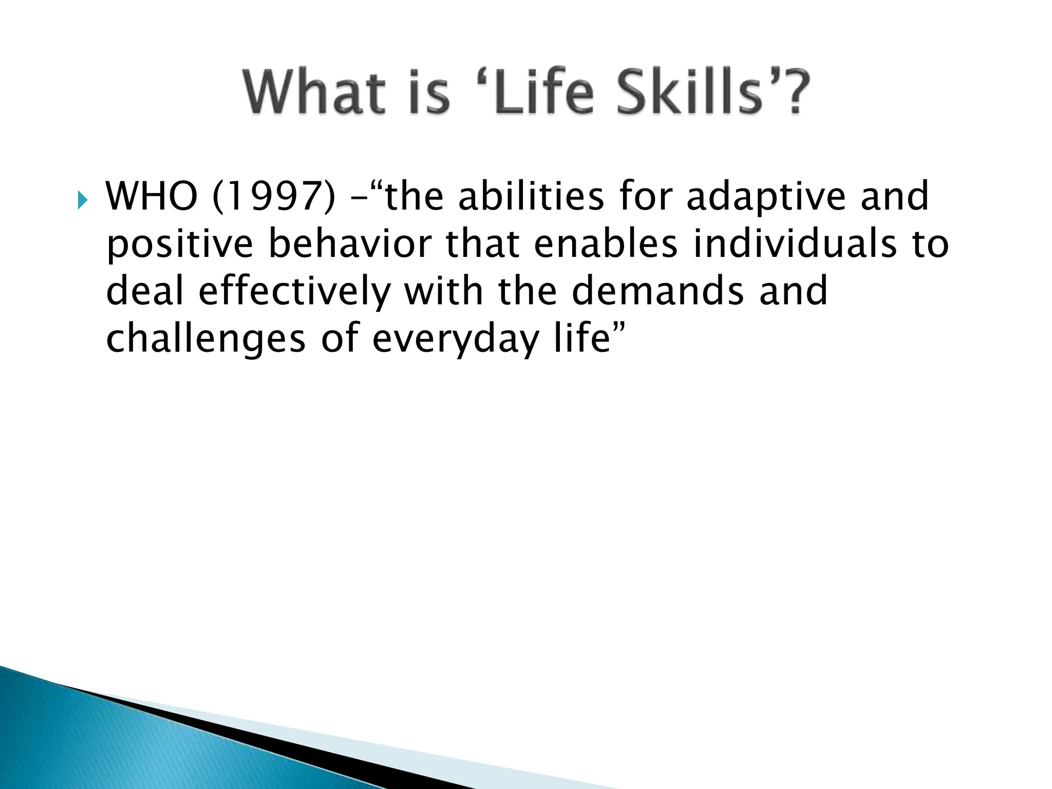 1. Concept of life skill, introduction, types, importance | PPTX