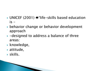 1. Concept of life skill, introduction, types, importance | PPTX ...
