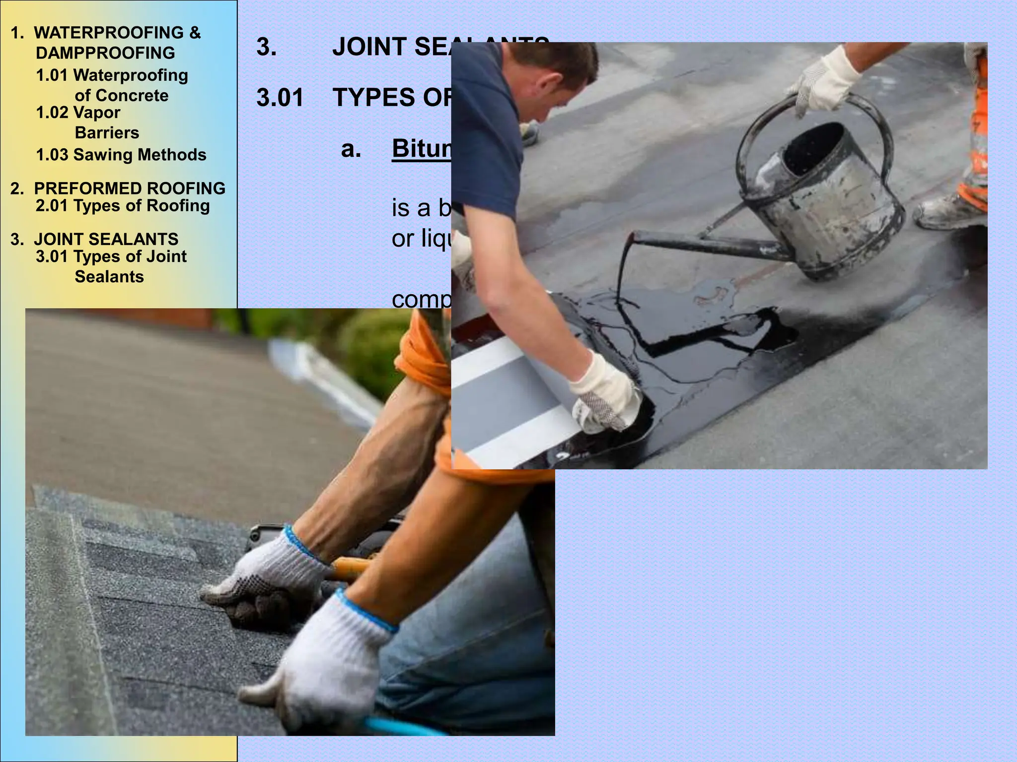 0001 Waterproofing and Damp-proofing.ppt