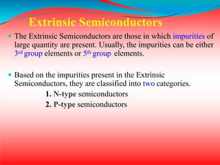 Semiconductor PPT Basic Electronics for Eng | PPTX