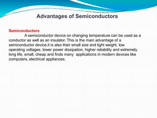 Semiconductor PPT Basic Electronics for Eng | PPTX