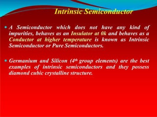 Semiconductor PPT Basic Electronics for Eng | PPTX