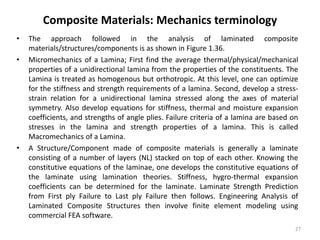 1.A composite material is a combination of two materials with different ...