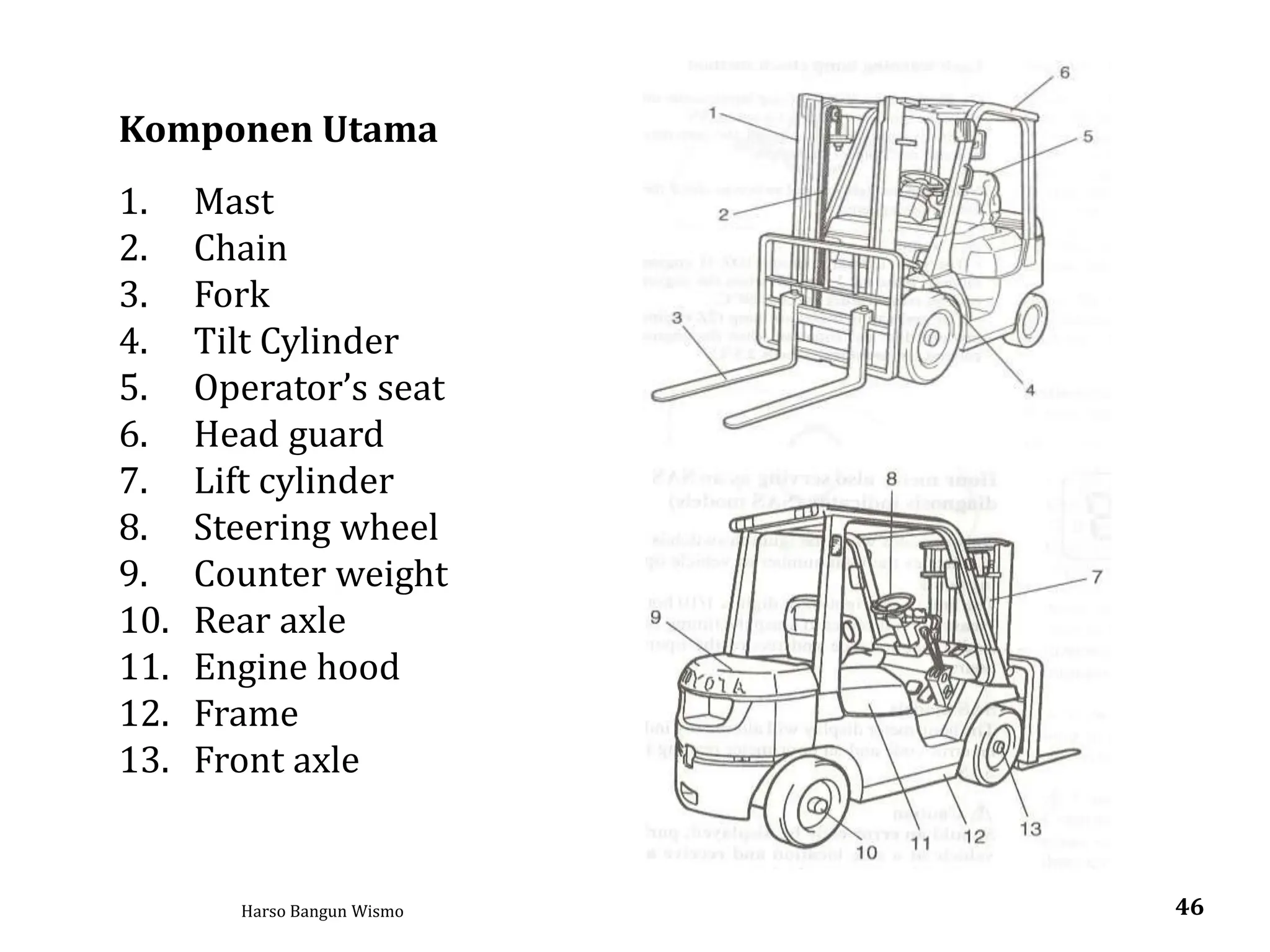 1. Pengetahuan Dasar Forklift dan Dasar dasar pengoperasian | PPT