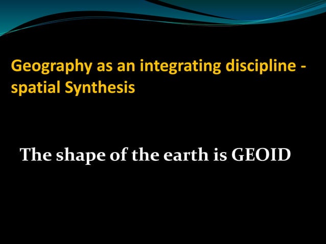 GEOGRAPHY AS DISCIPLINE for beginners .pptx | Geography | Science