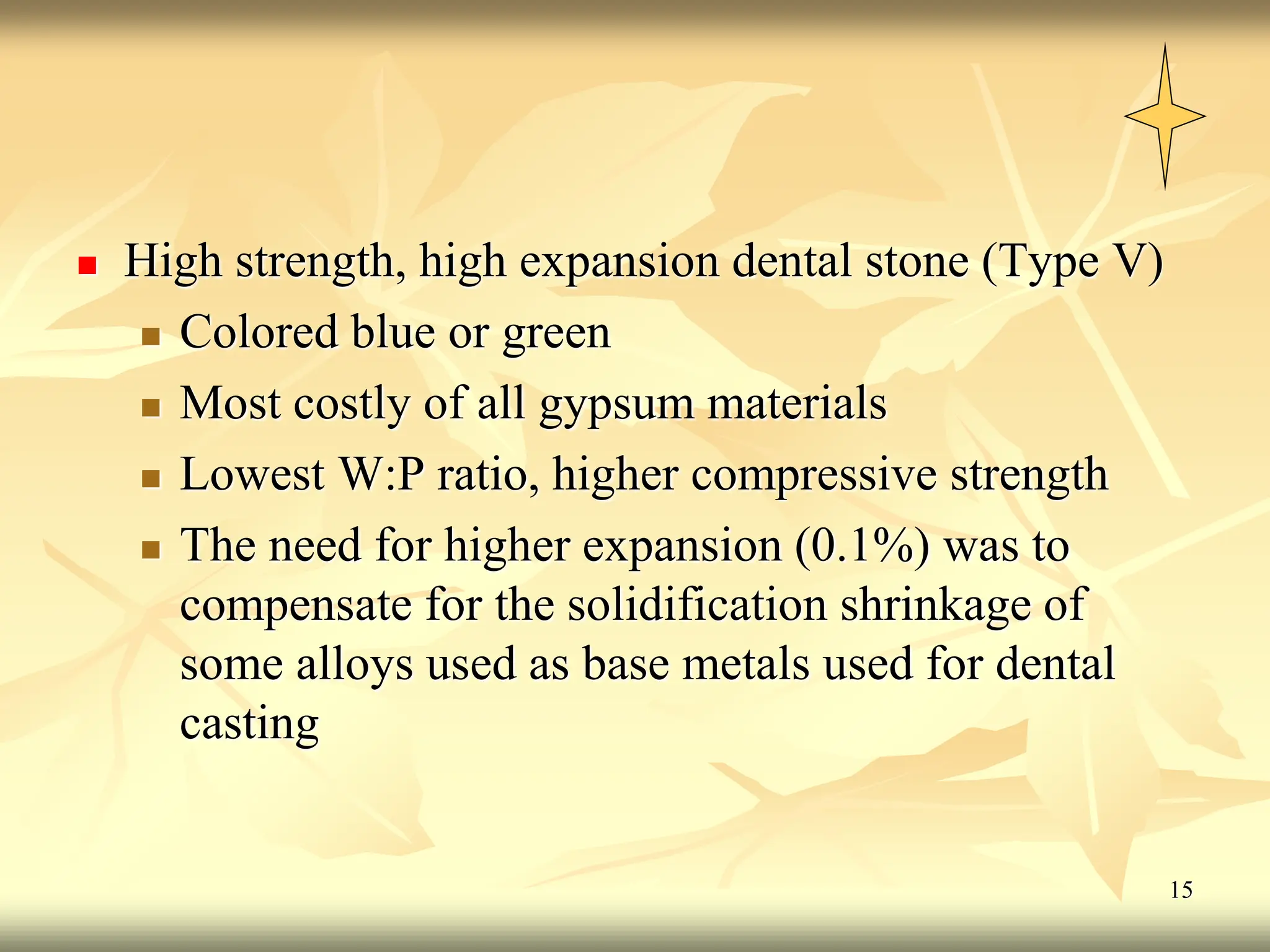 1.gypsum product.ppt . | PPT