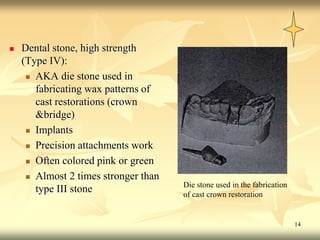 1.gypsum product.ppt . | PPT