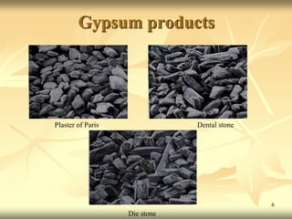 1.gypsum product.ppt . | PPT