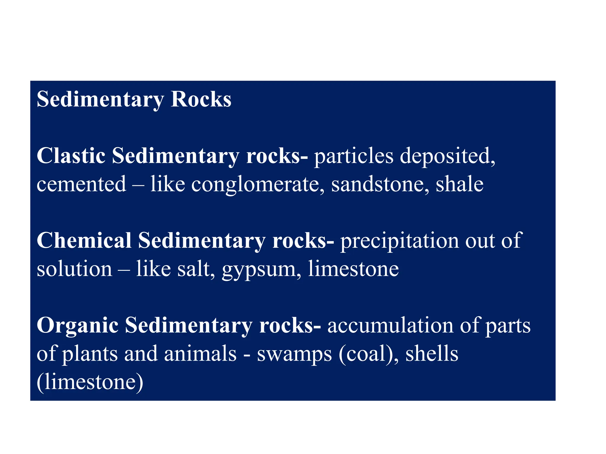 1. Rock types.ppt. for BS level students | PPT