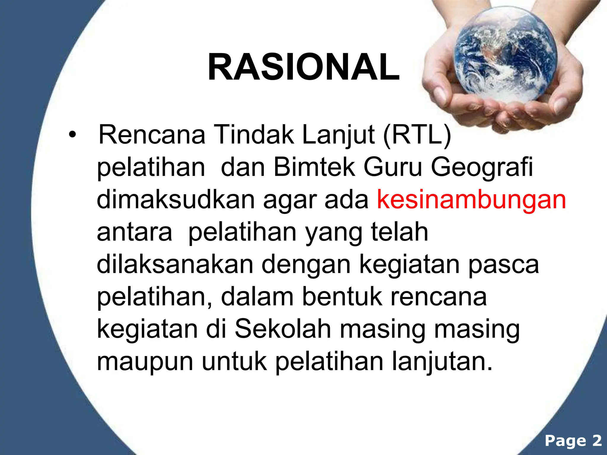 1. Contoh Rencana Tindak Lanjut Bimtek Geografi.ppt