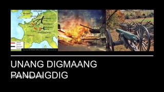 Mga Dahilan ng Unang Digmaang Pandaigdig | PPTX