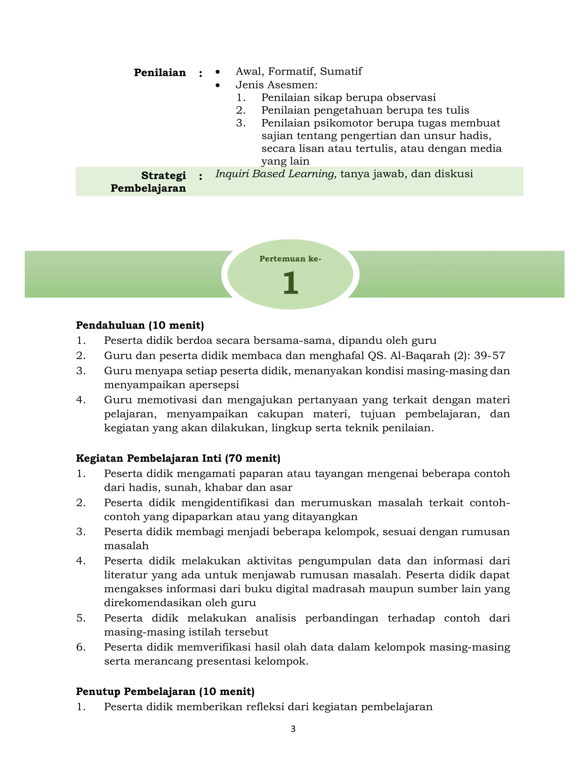 1. Modul Ajar Al Qur'an Hadis MA Kelas X.pdf
