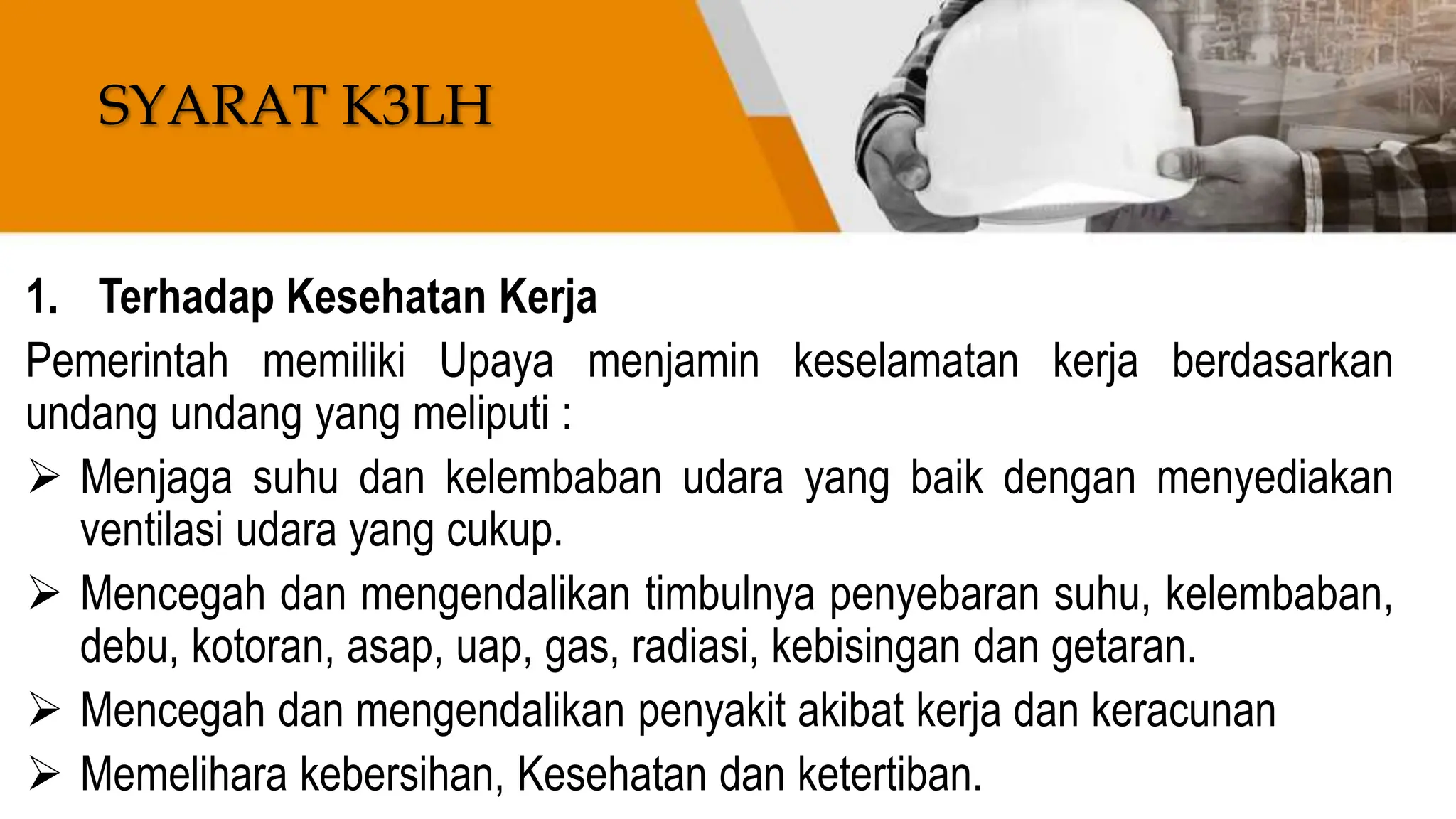 MATERI PENGERTIAN K3LH UNTUK SMK KELAS X | PPTX