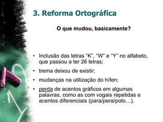 Slides para estudos sobre ortografia nível médio | PPT