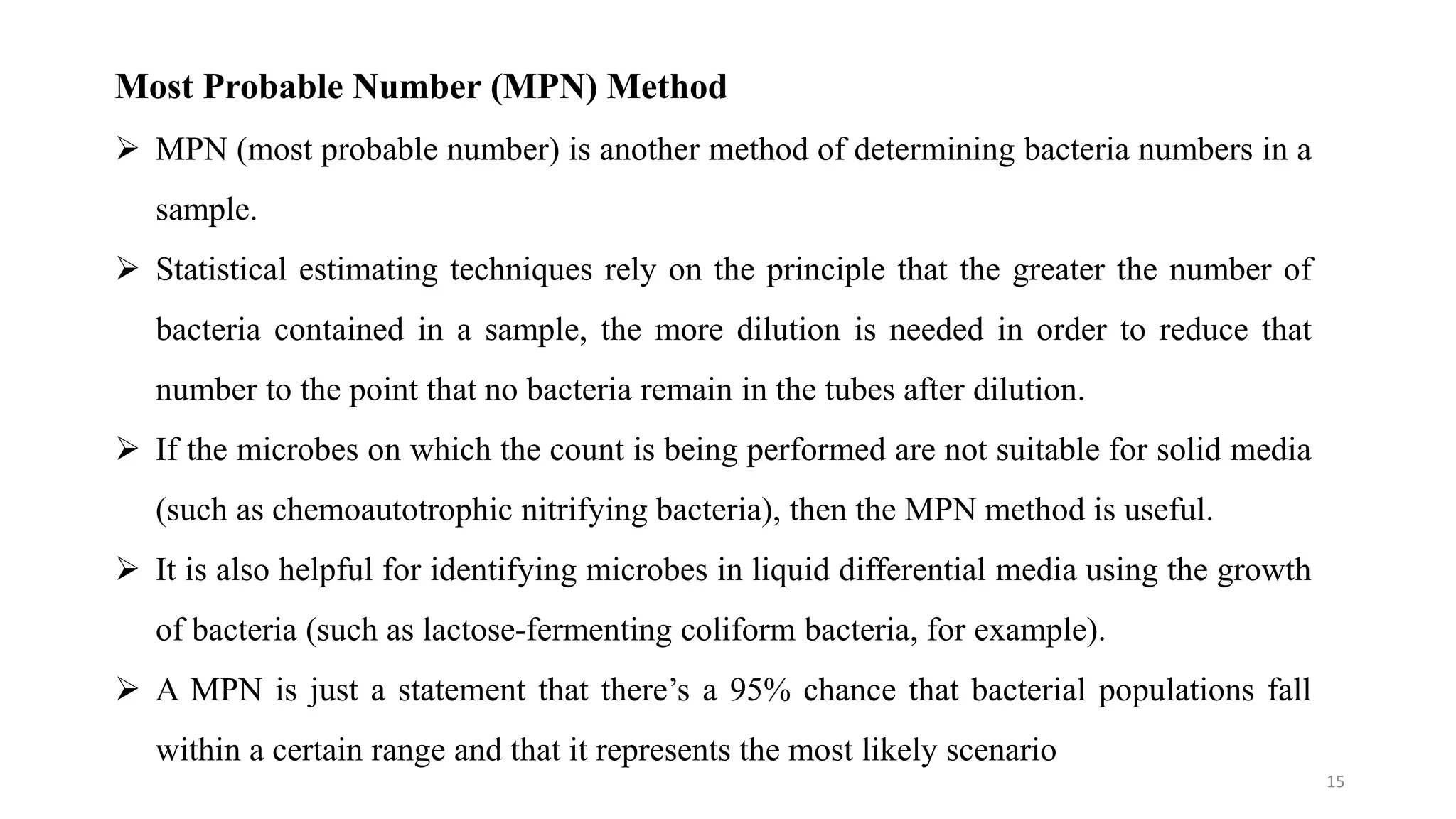Quantitative Measurement Of Bacterial Growth Total And Viable Count Pptx