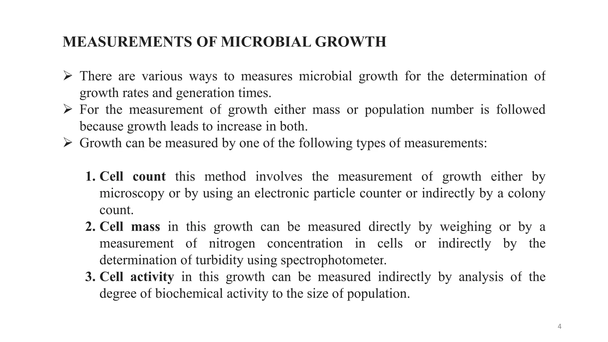 Quantitative measurement of bacterial growth(total and viable count).pptx