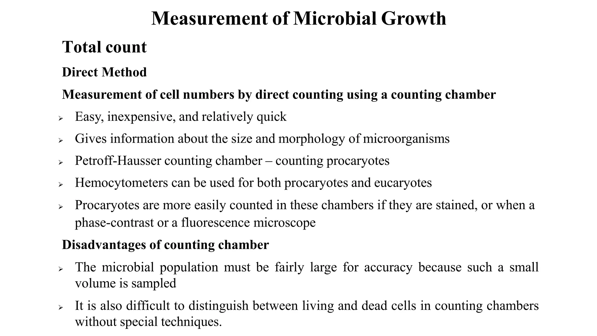 Quantitative measurement of bacterial growth(total and viable count).pptx