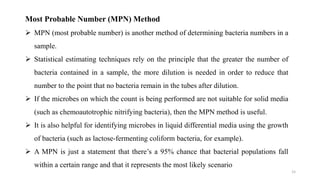 Quantitative measurement of bacterial growth(total and viable count).pptx