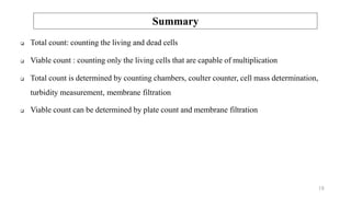 Quantitative measurement of bacterial growth(total and viable count).pptx