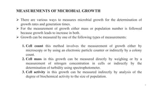 Quantitative measurement of bacterial growth(total and viable count).pptx