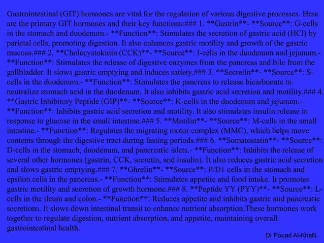 1. Introduction to GIT.ppt..pptx | Digestive Disorders | Diseases and Conditions