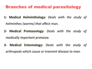 1.INTRODUCTION TO MEDICAL PARASITOLOGY.ppt | Infectious Diseases ...