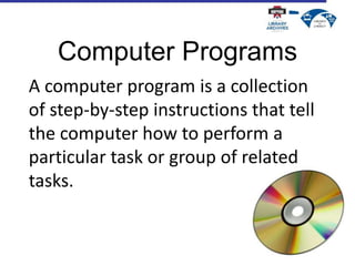 1.2222 Computer Basics Presentation.pptx | Operating Systems | Computer Software and Applications
