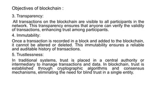 1.Introduction to Blockchain Technology.pptx | Technology Industry ...