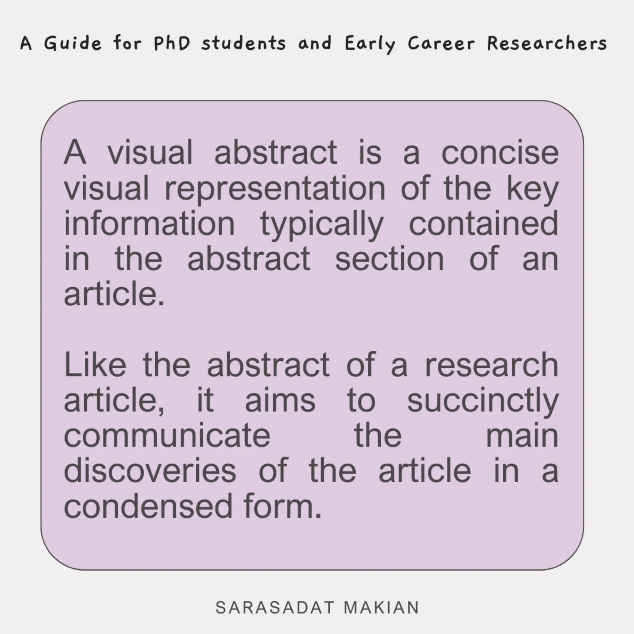Visual Abstract design resources: Guidlines | PDF