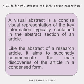 Visual Abstract design resources: Guidlines | PDF
