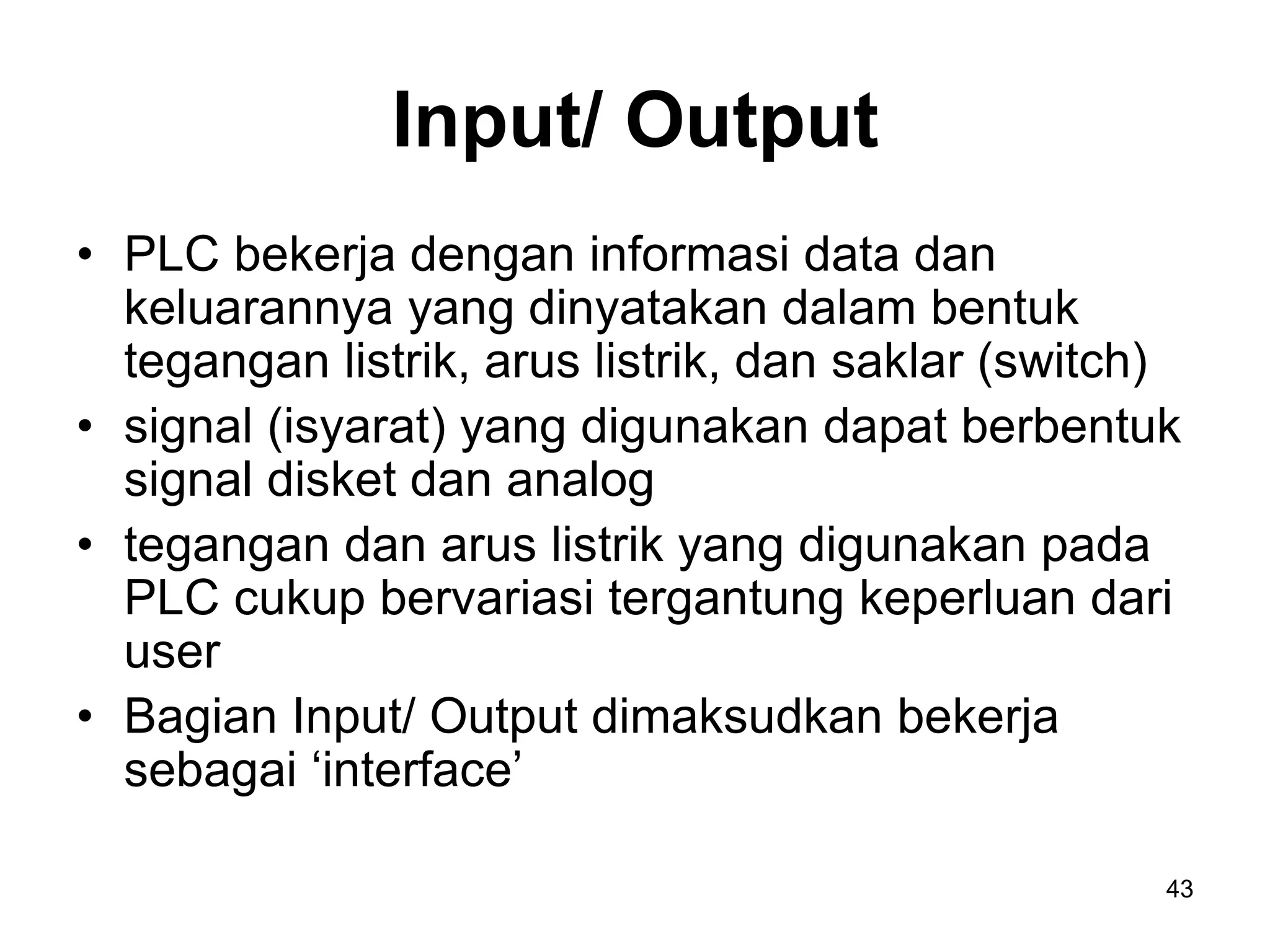 1 Programmable Logic Controller Plc R1 1 Ppt