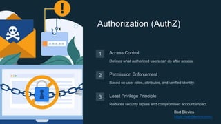 Authentication (AuthN) and Authorization (AuthZ) | PPT