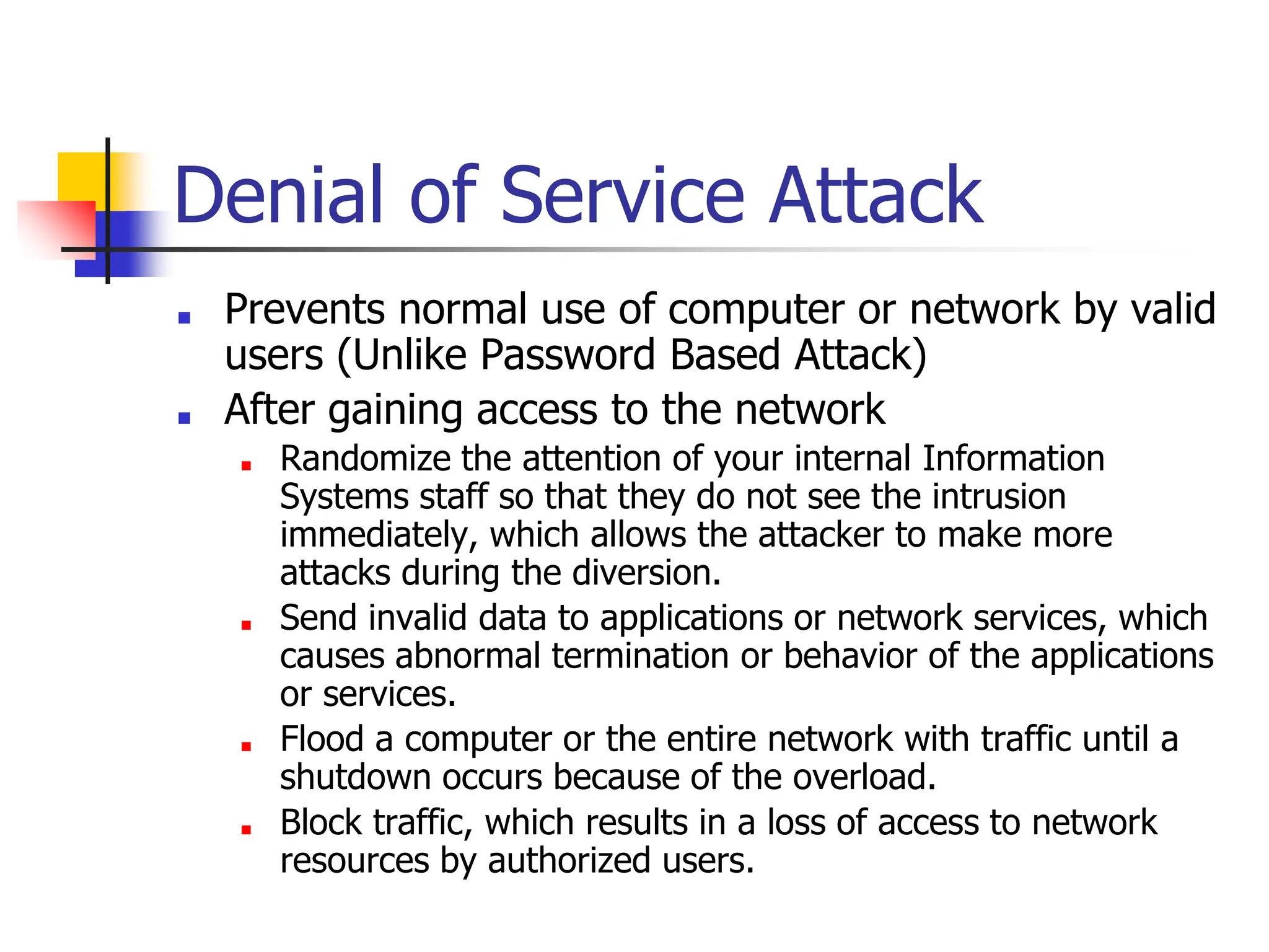 Types of attacks Types of attacks Types of attacks Types of attacks Types of attacks | PPT