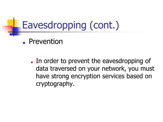 Types of attacks Types of attacks Types of attacks Types of attacks ...