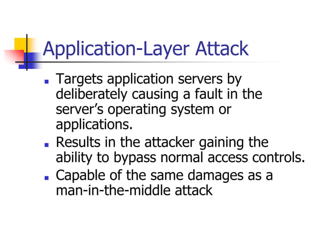 Types of attacks Types of attacks Types of attacks Types of attacks Types of attacks | PPT
