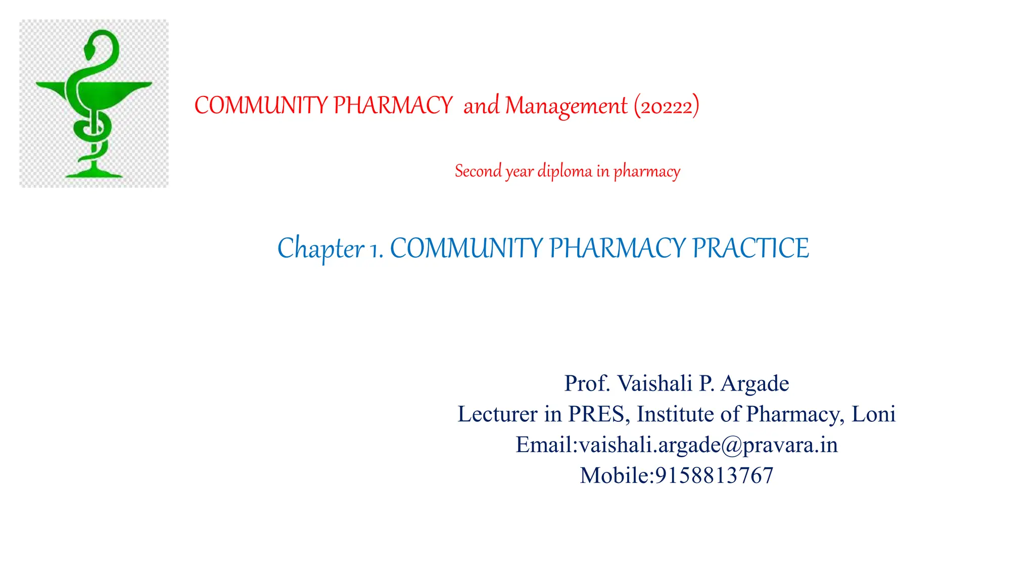 1. Histry of community Pharmacy Practice.pptx