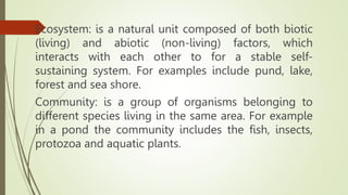 1. BALANCE OF NATURE bilogy form two tanzania | PPT