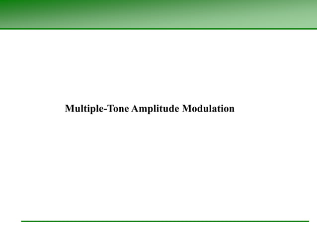 .Amplitude Modulation and Problems in AM | PPT