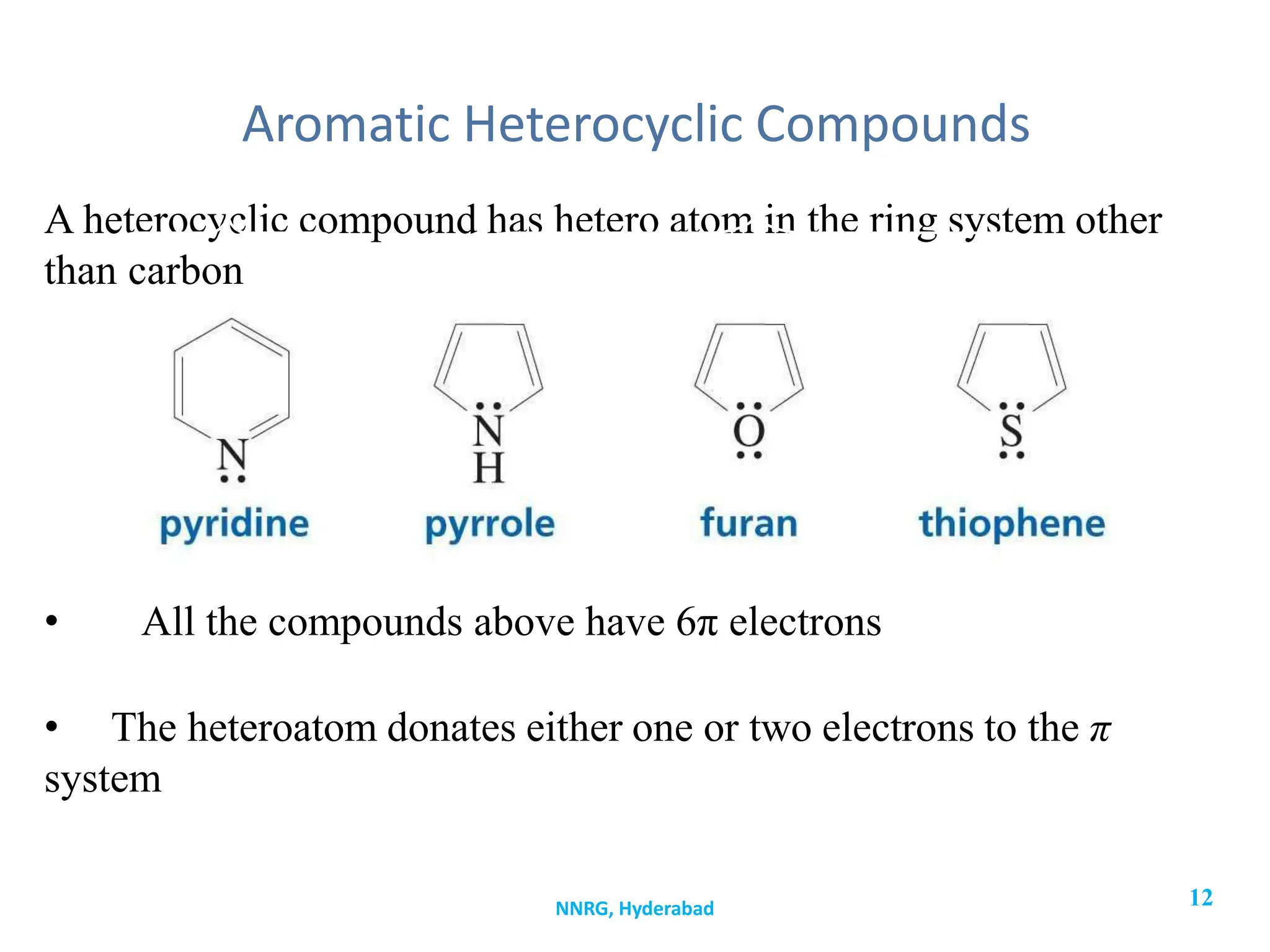 1.3. Aromaticity of heterocyclic compounds | PPTX