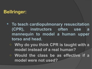 1. Scientific Models (Tools to make or show a miniature of something ...