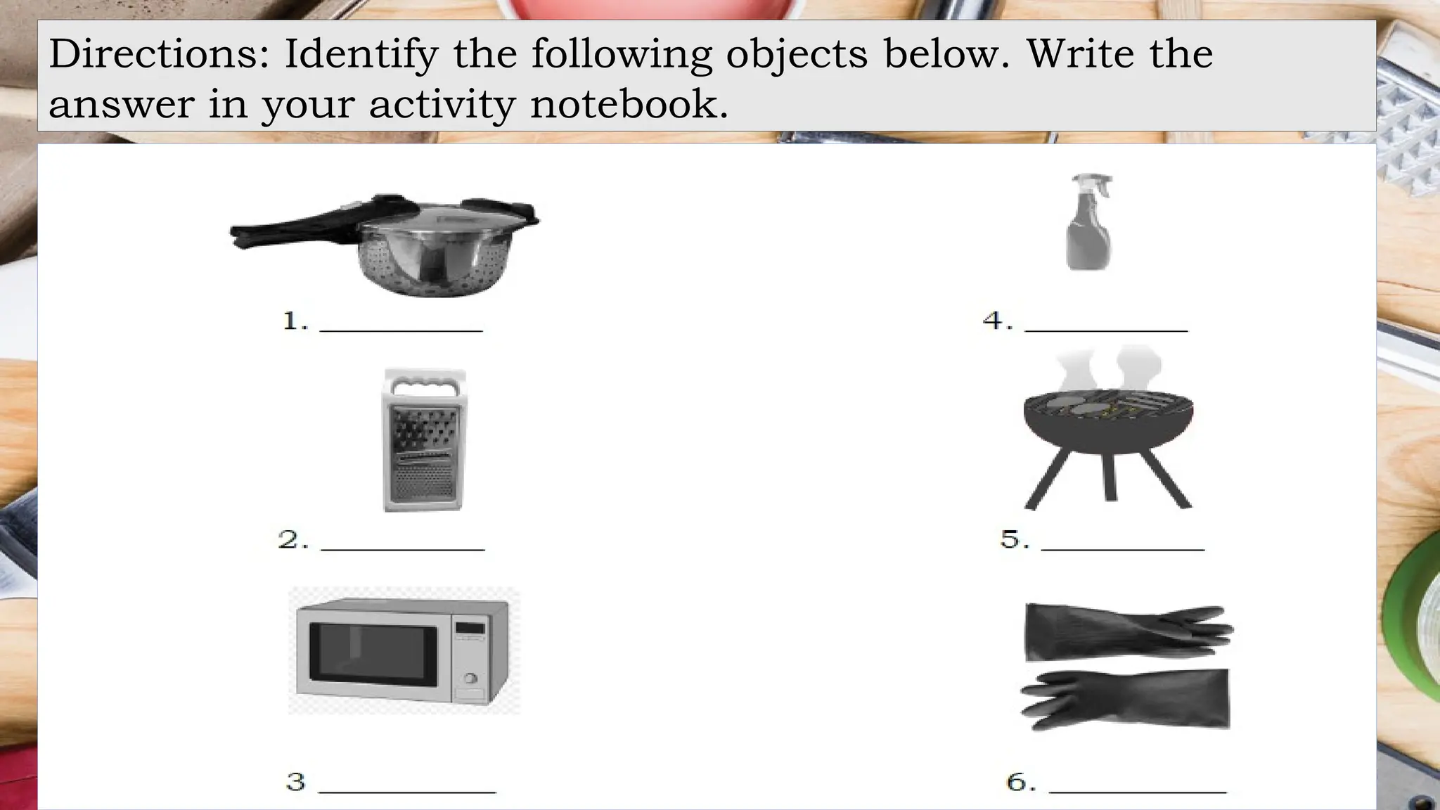 1. KITCHEN TOOLS BASED ON THEIR USES.pptx
