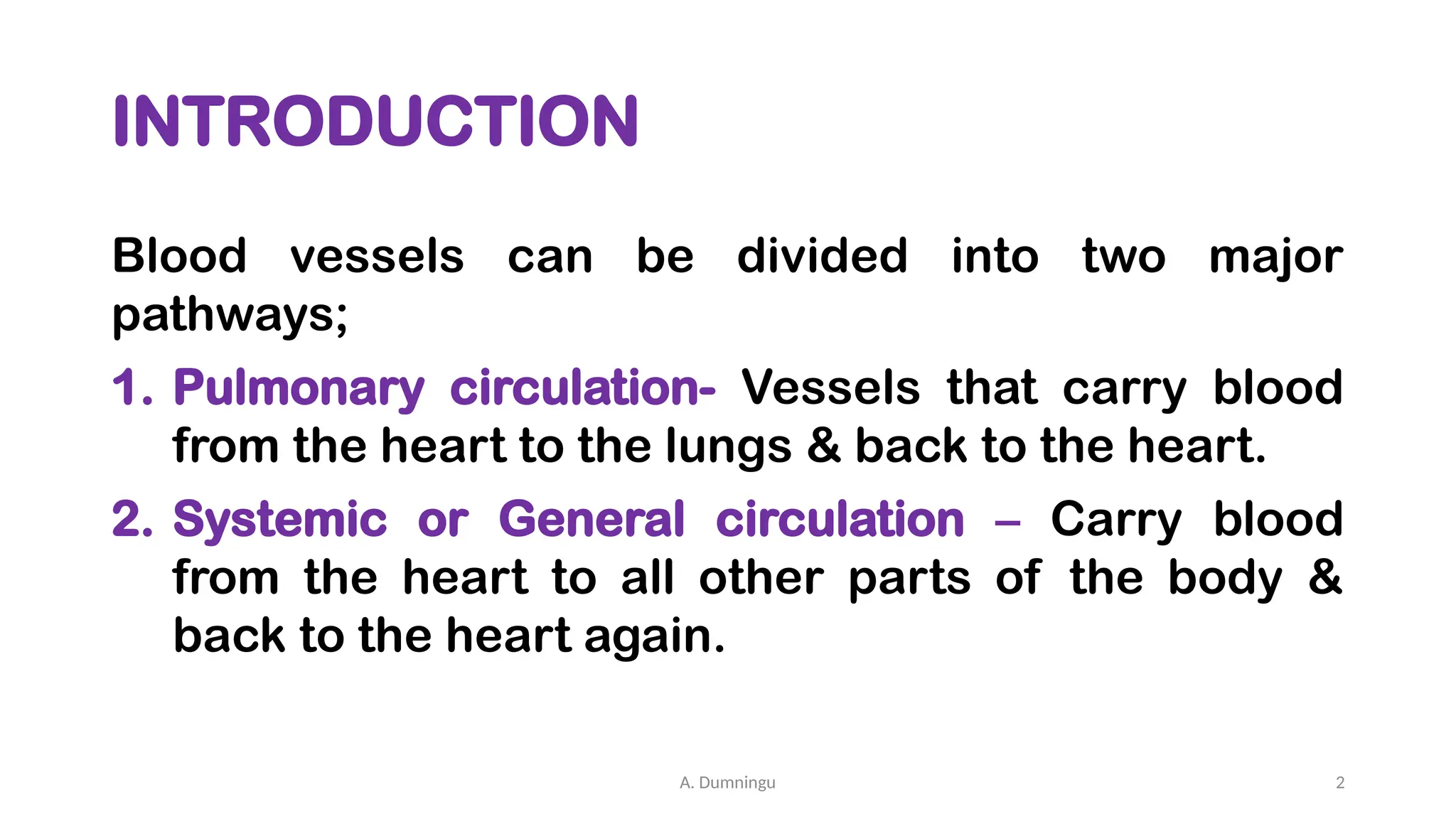 1.2 Circulation Of Blood.pptx Anatomy and physiology | PPT