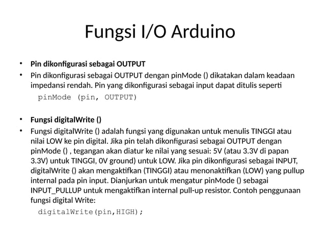 1. TUTORIAL pelatihan penggunaan ARDUINO.pptx