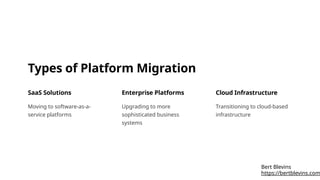 Migrating to a New Platform for Enhanced Efficiency and Competitiveness ...