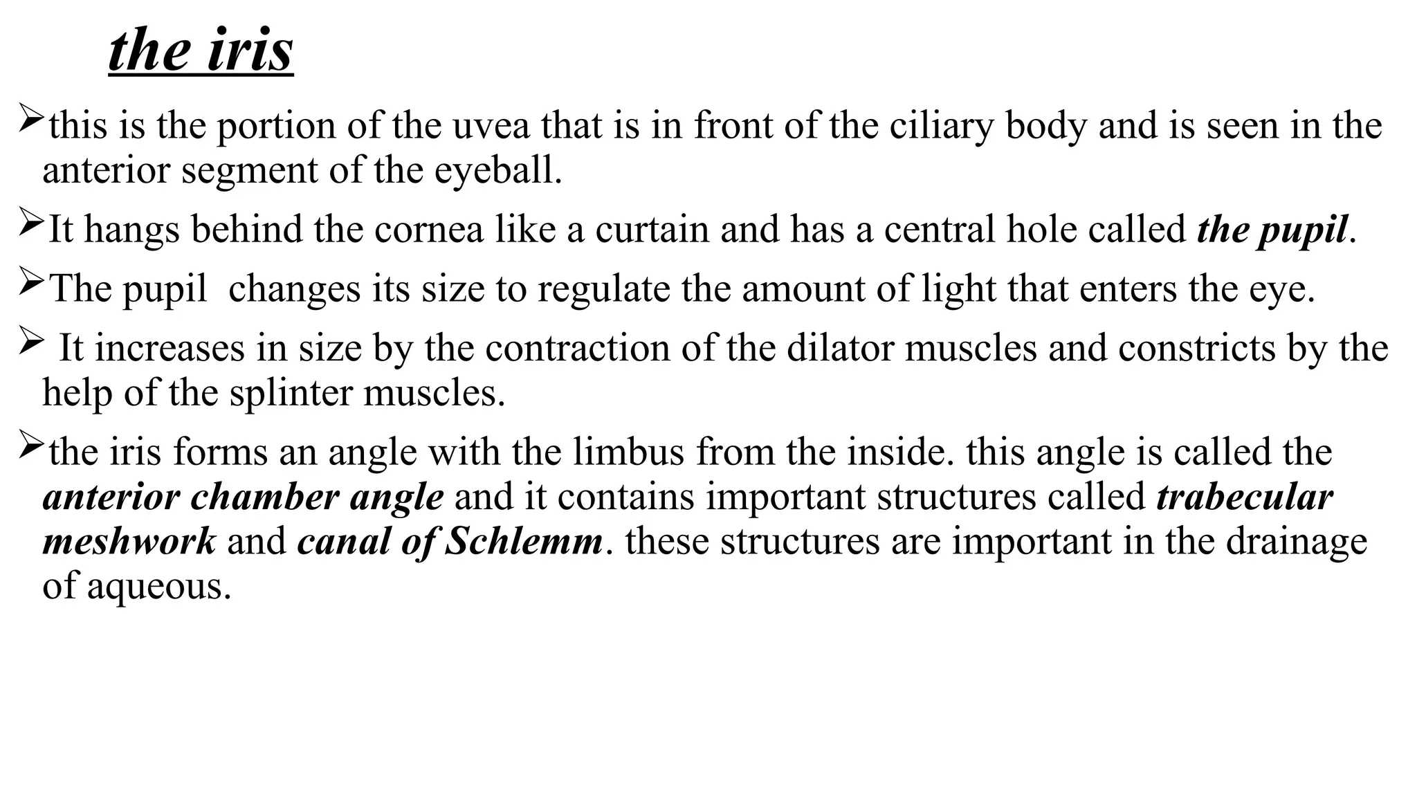 1.0 ANATOMY OF THE EYE BALL.pptx of the eye ball | PPT