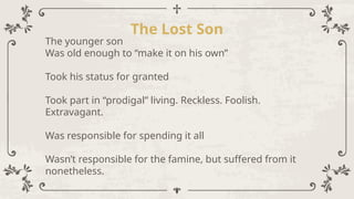 Childrens bible stories for adults - The Prodigal Son | PPTX