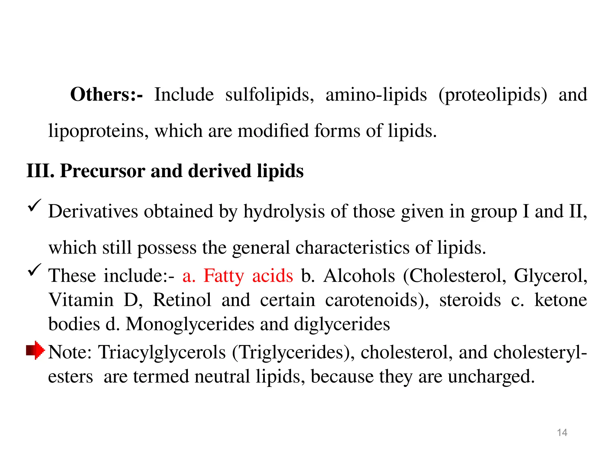 Introduction to lipidsIntroduction to lipidsIntroduction to ...
