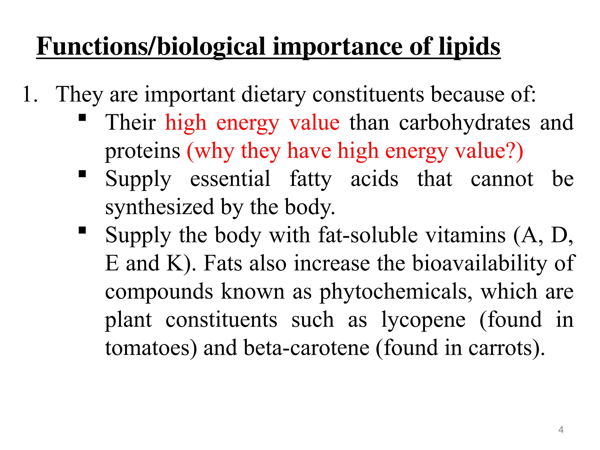Introduction to lipidsIntroduction to lipidsIntroduction to ...