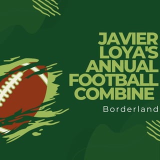 Javier Loya's Annual Football Combine and Scholarships | PDF