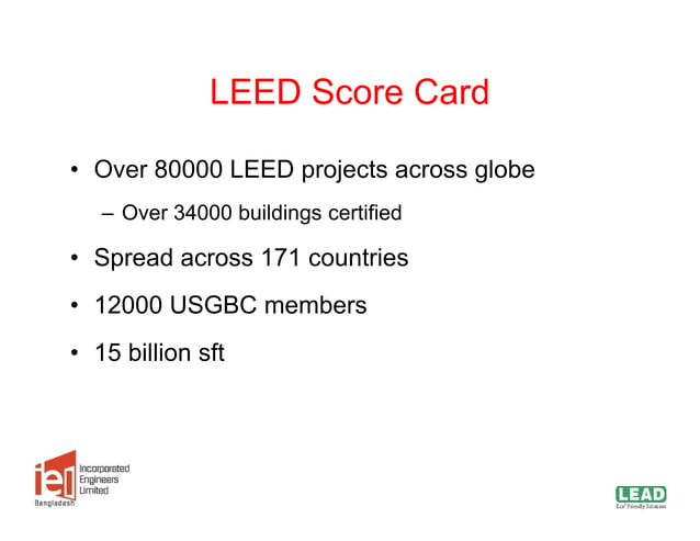 Presentation on LEED Certification Part-1.pdf | Developmental Sites ...